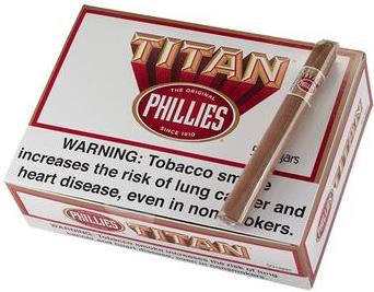 Single Box of Phillies Titan cigars made in USA. Box of 50. Free ...